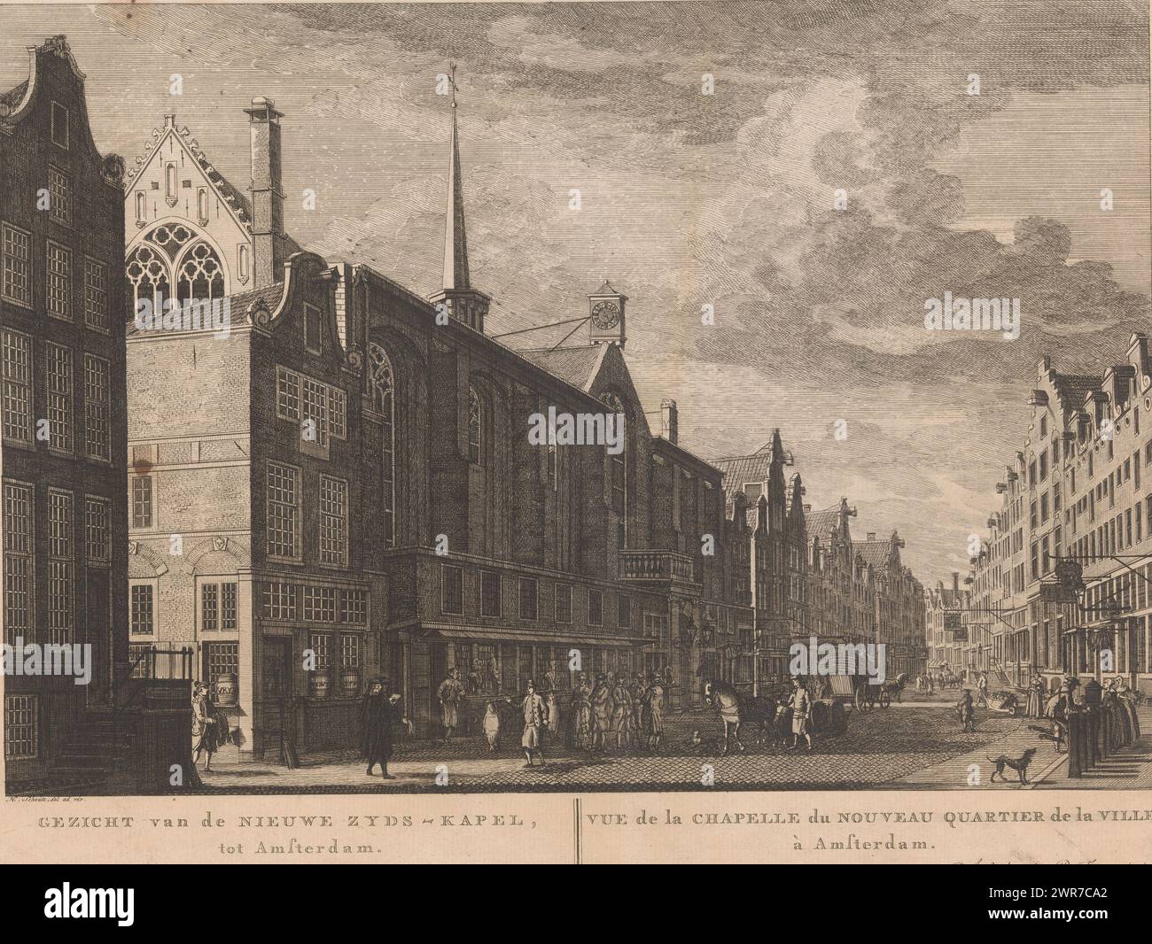 View of the Heilige Stede (Nieuwezijds Kapel) in Amsterdam, View of the ...
