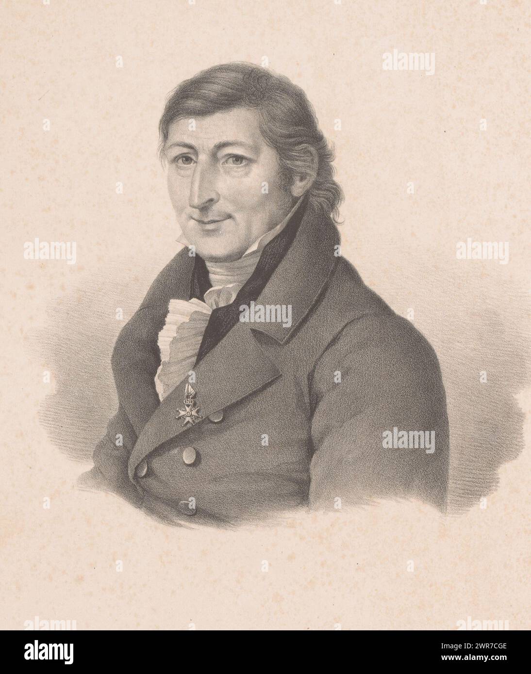 Portrait of Hendrik Willem Tydeman, print maker: anonymous, printer ...