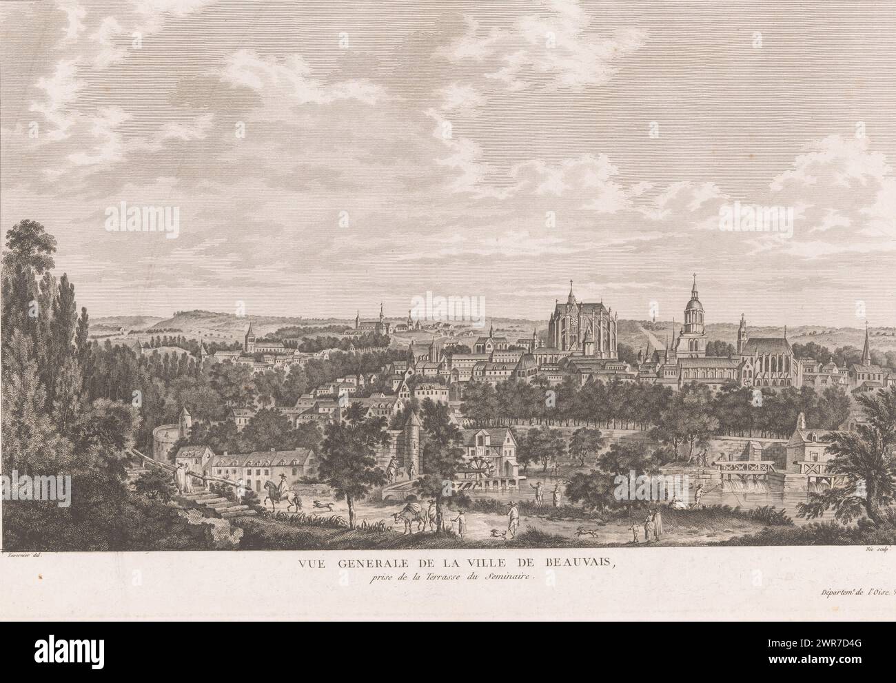 Vue generale de la ville de beauvais hi-res stock photography and ...