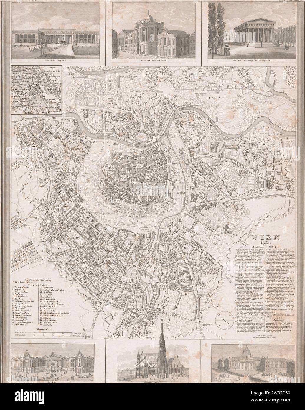 Map of vienna hi-res stock photography and images - Alamy
