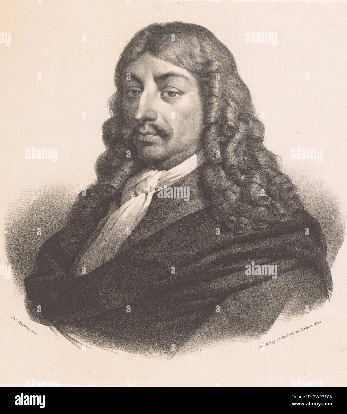 Portrait of painter Gerard ter Borch (II), Gérard Terburg (title on ...