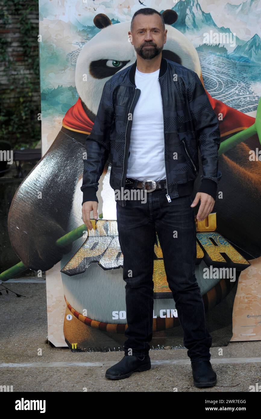 News - Photocall of the film Kung Fu Panda 4 Fabio Volo during ...