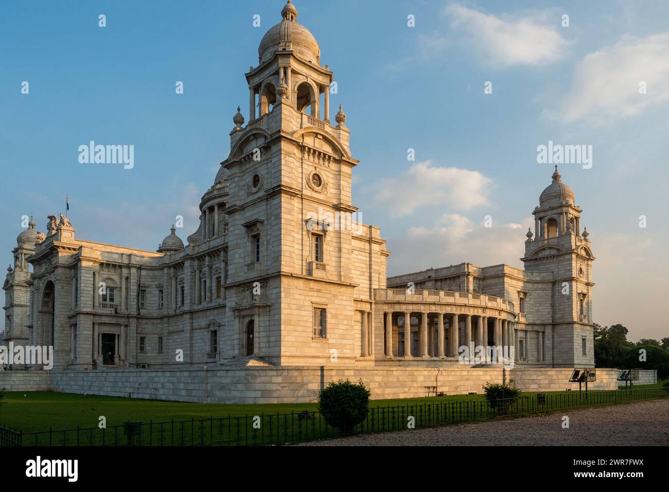 The Victoria Memorial is a large marble monument dedicated to Queen ...