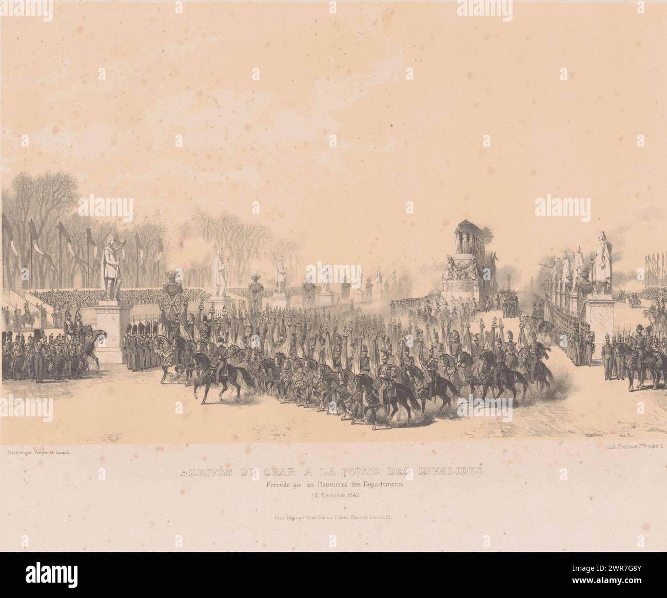 Napoleons funeral procession arrives hi-res stock photography and ...