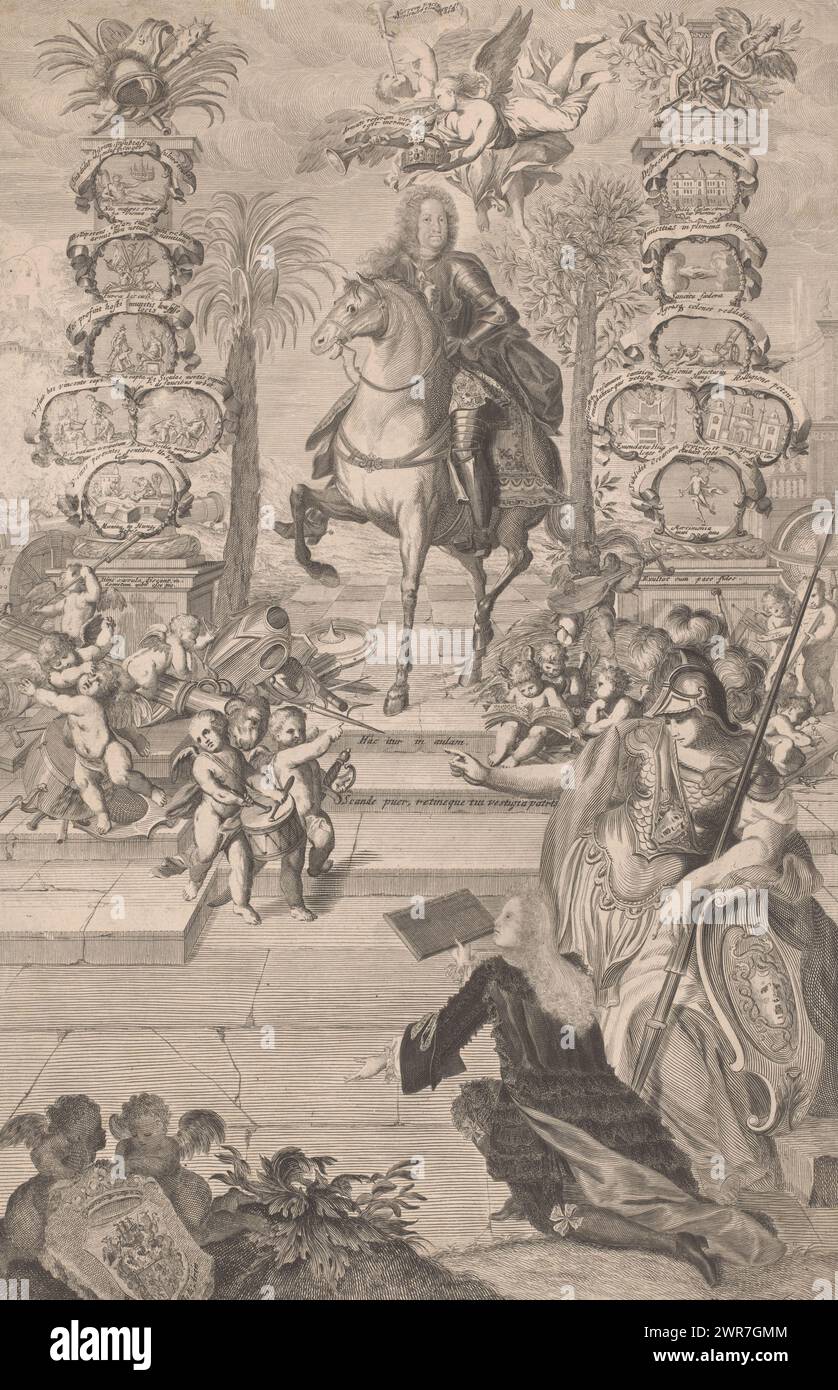 Equestrian portrait of Joseph I, Roman Emperor, Emperor Joseph I is ...