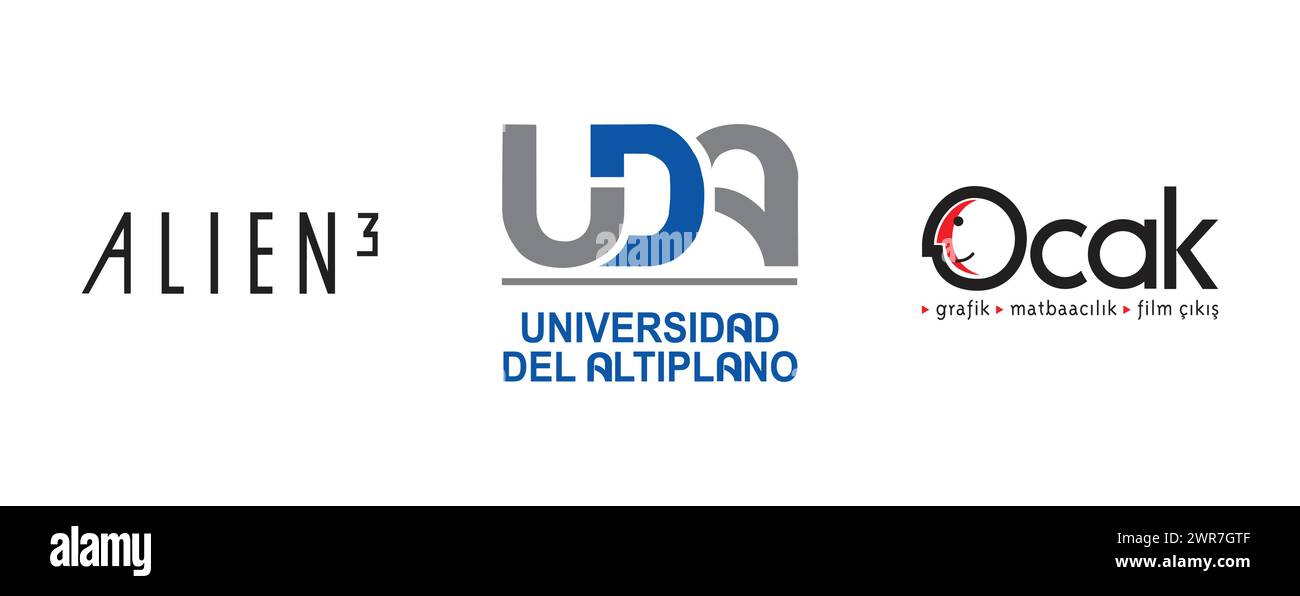 Ocak Grafik Matbaa, Alien 3, UDA. Arts and design vector logo on ...