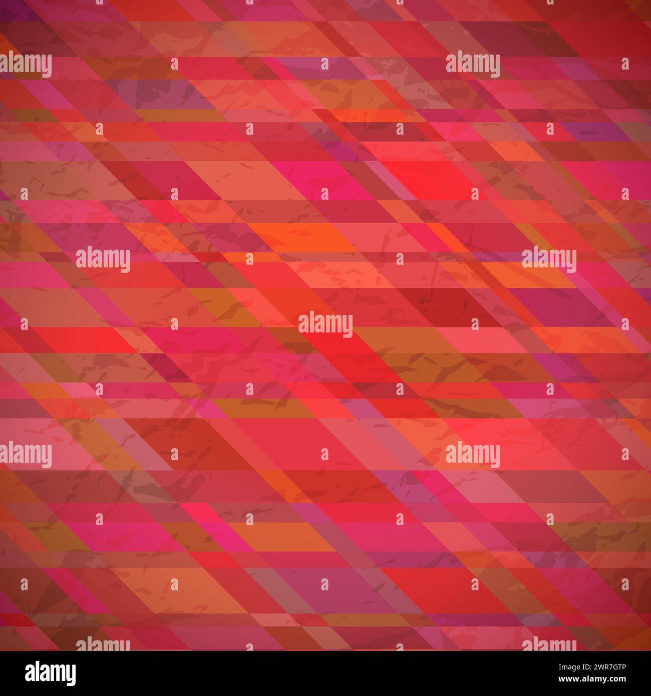 Abstract textured background with red colorful rectangles. Card design ...