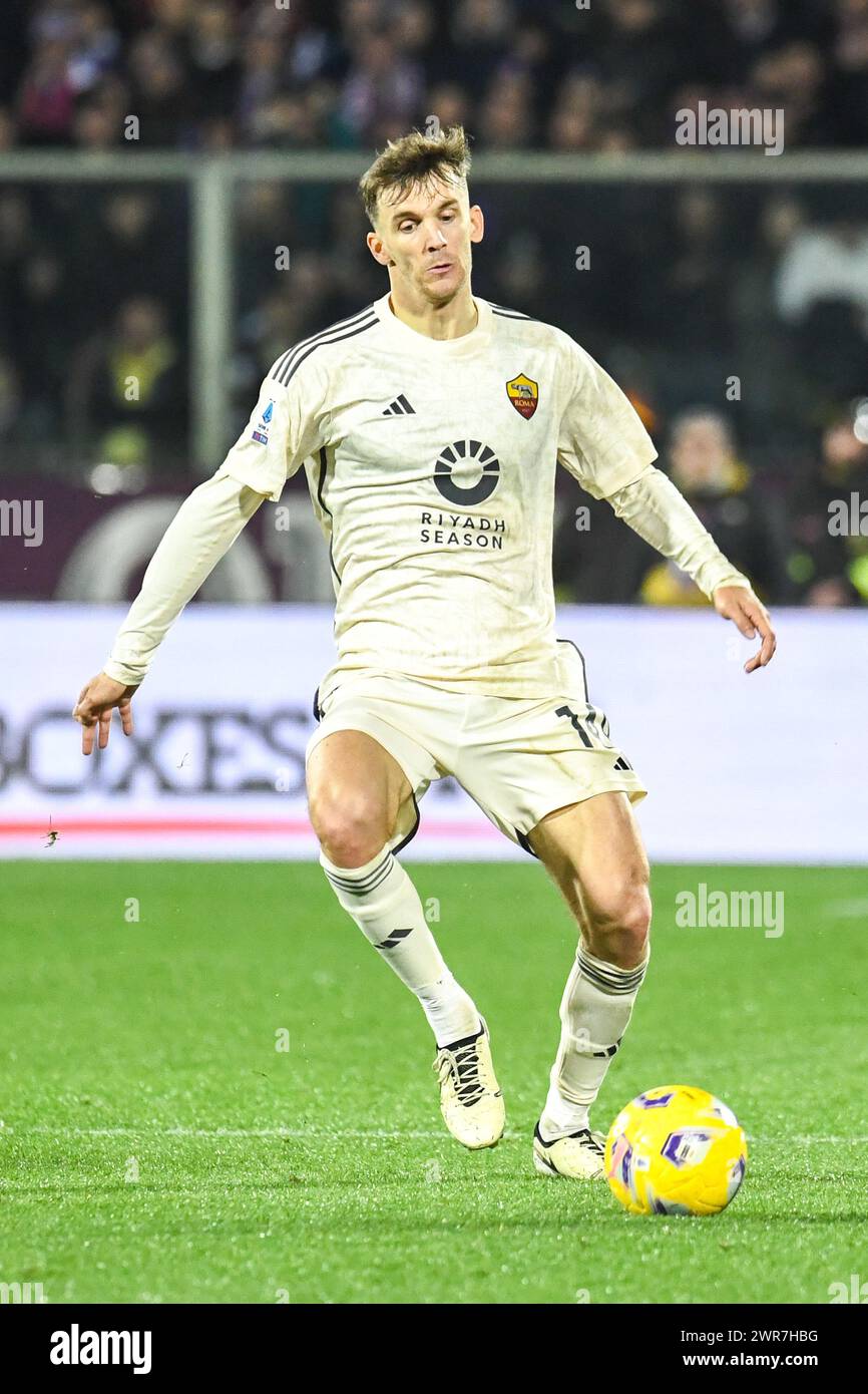 Diego Llorente (Roma) during ACF Fiorentina vs AS Roma, Italian soccer ...