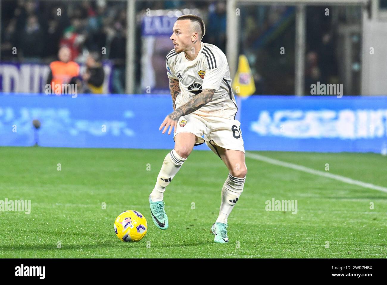 Angelino (Roma) during ACF Fiorentina vs AS Roma, Italian soccer Serie ...