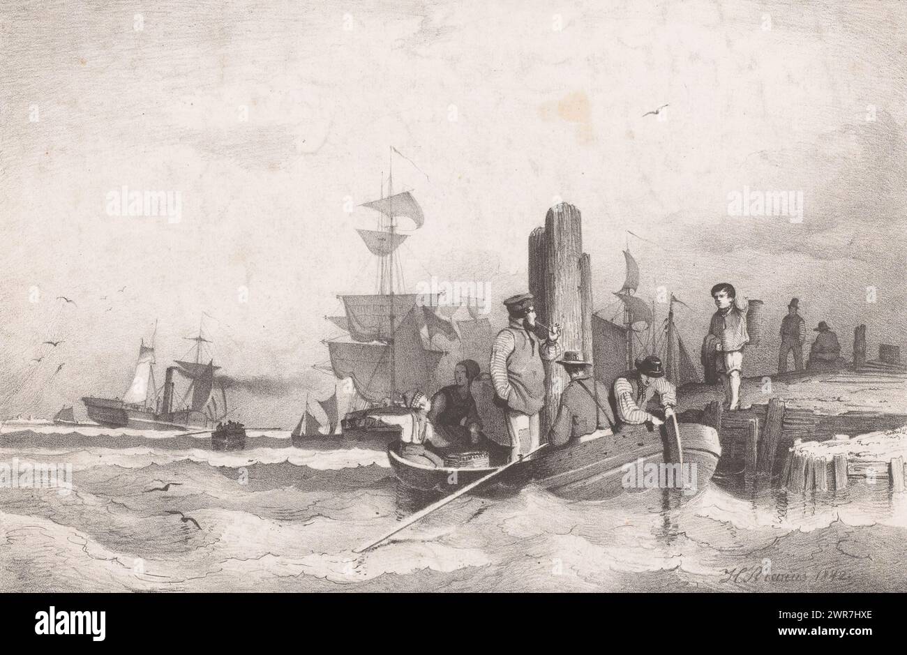 Arriving rowboat hi-res stock photography and images - Alamy