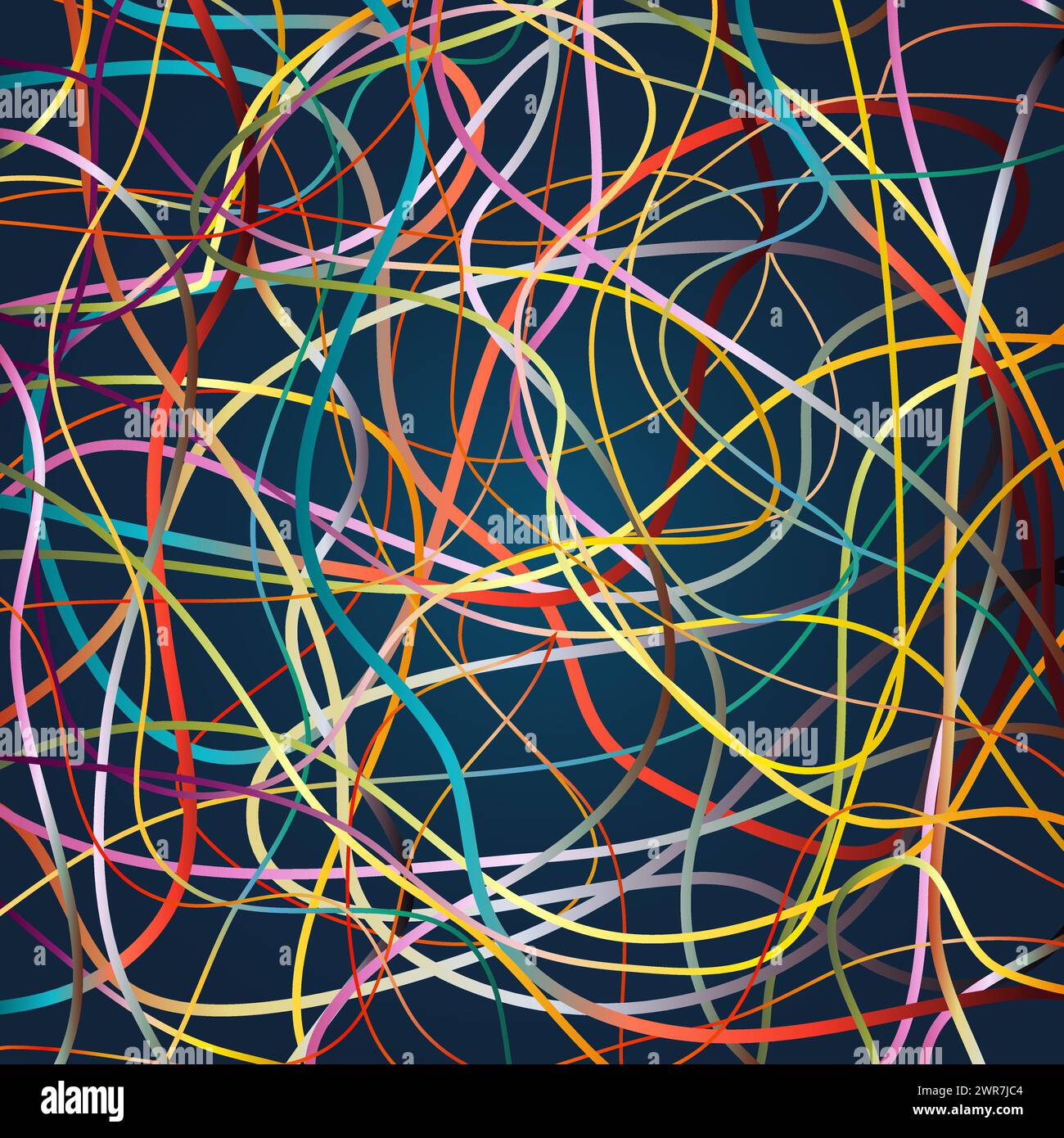 Vector background with moving colorful lines. Bright background of ...