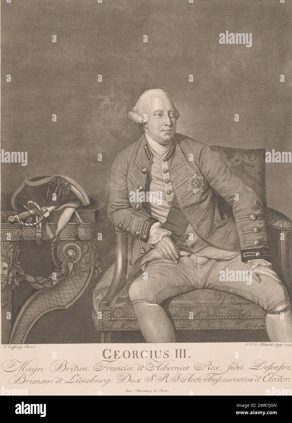 George iii painting johann zoffany hi-res stock photography and images ...