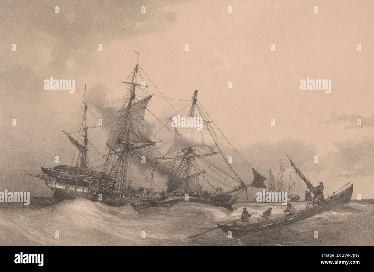 Baleinier francais en peche hi-res stock photography and images - Alamy