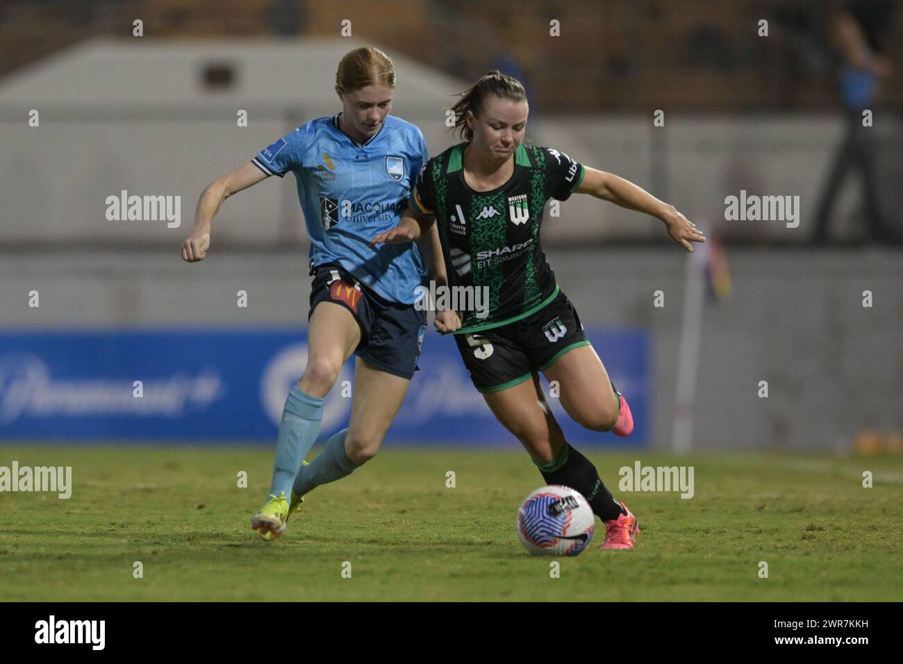 Lilyfield, Australia. 09th Mar, 2024. Cortnee Brooke Vine (L) of Sydney ...