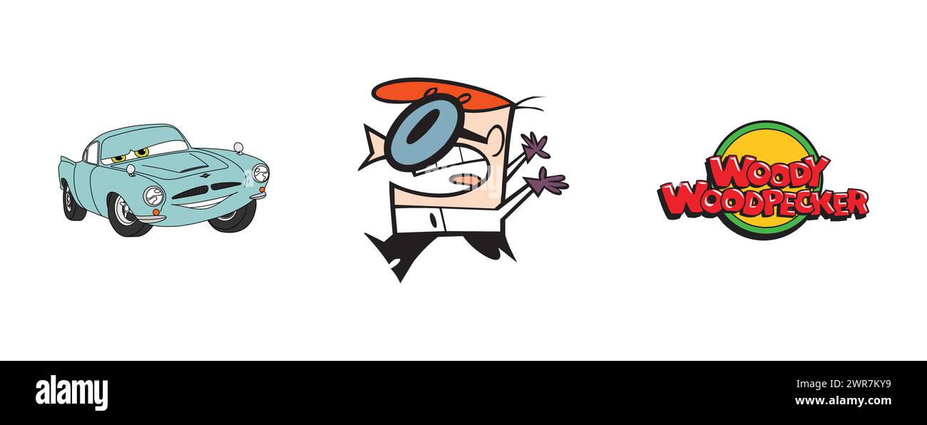 Cars Finn Mc Missile, Woody Woodpecker, Dexter Laboratory. Arts and ...