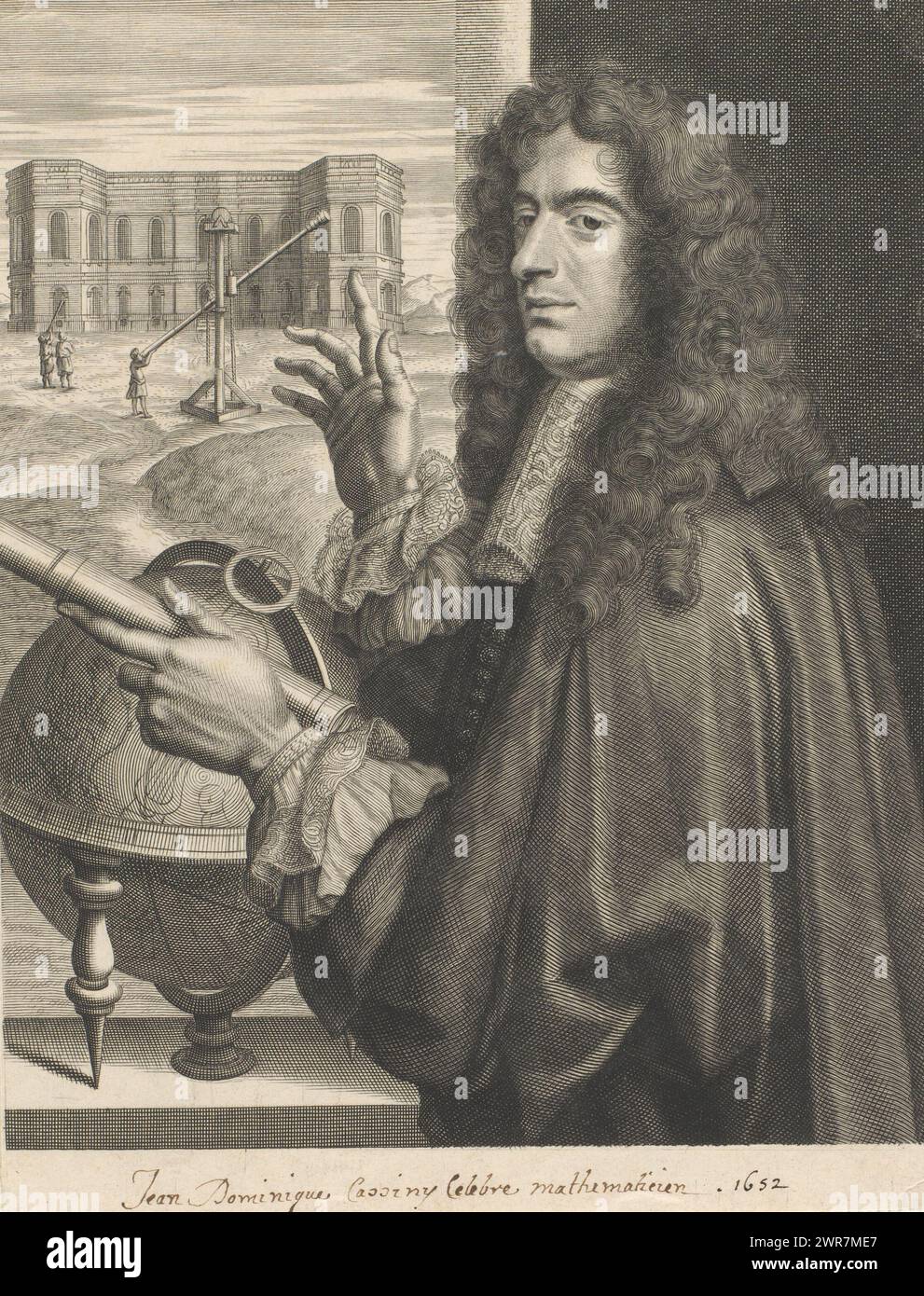Portrait of Giovanni Domenico Cassini, The Mathematician Cassini ...