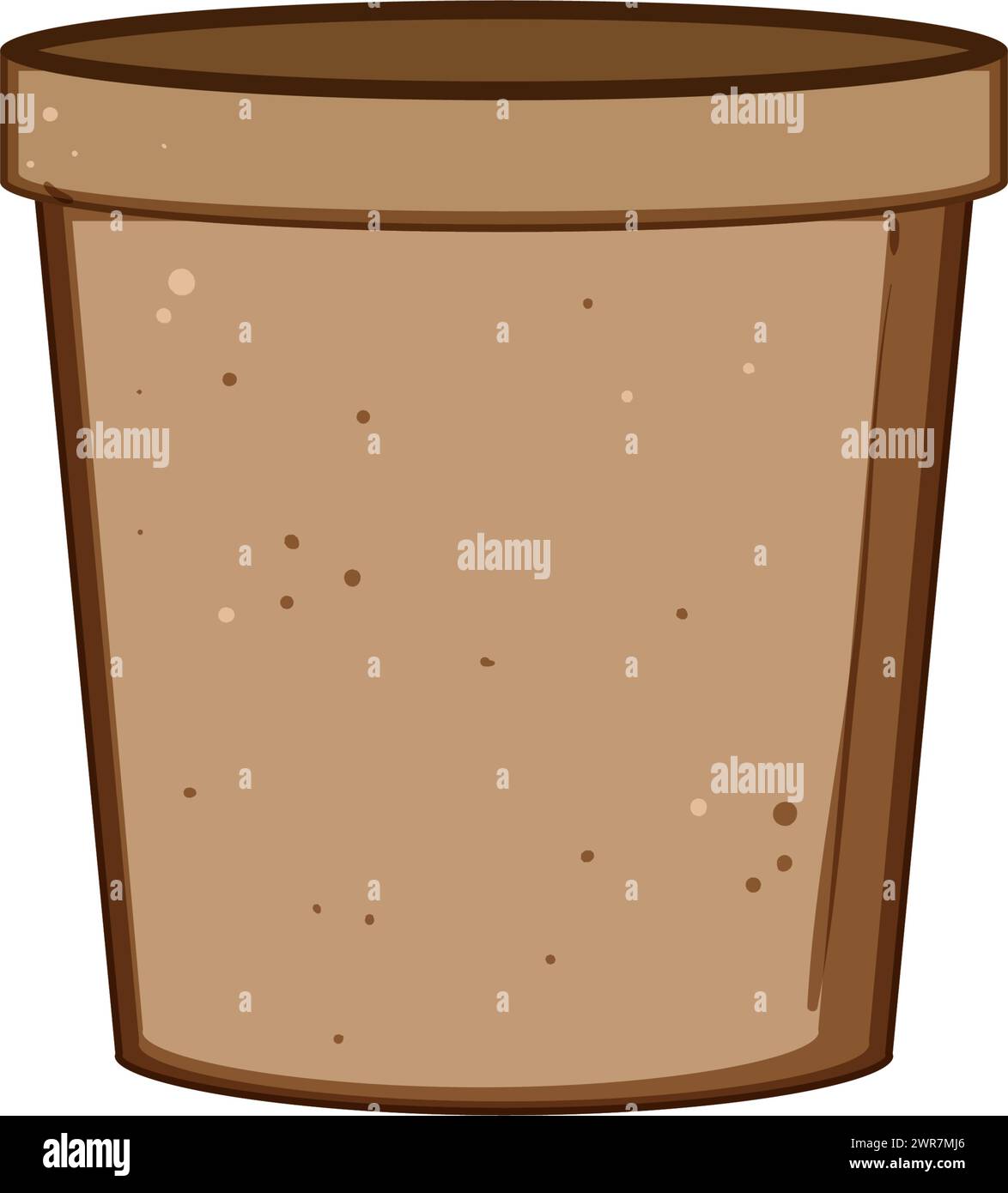 mockup food box to go cartoon vector illustration Stock Vector Image ...