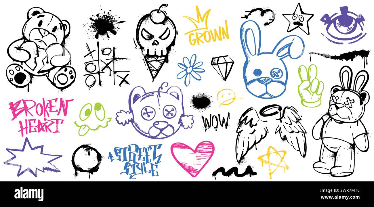 how to draw a graffiti heart with wings