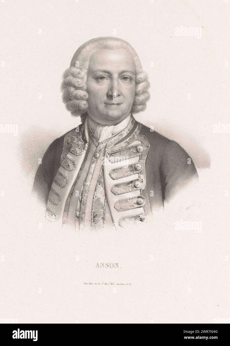 Imprimerie lithographique de la 1e division militaire hi-res stock ...