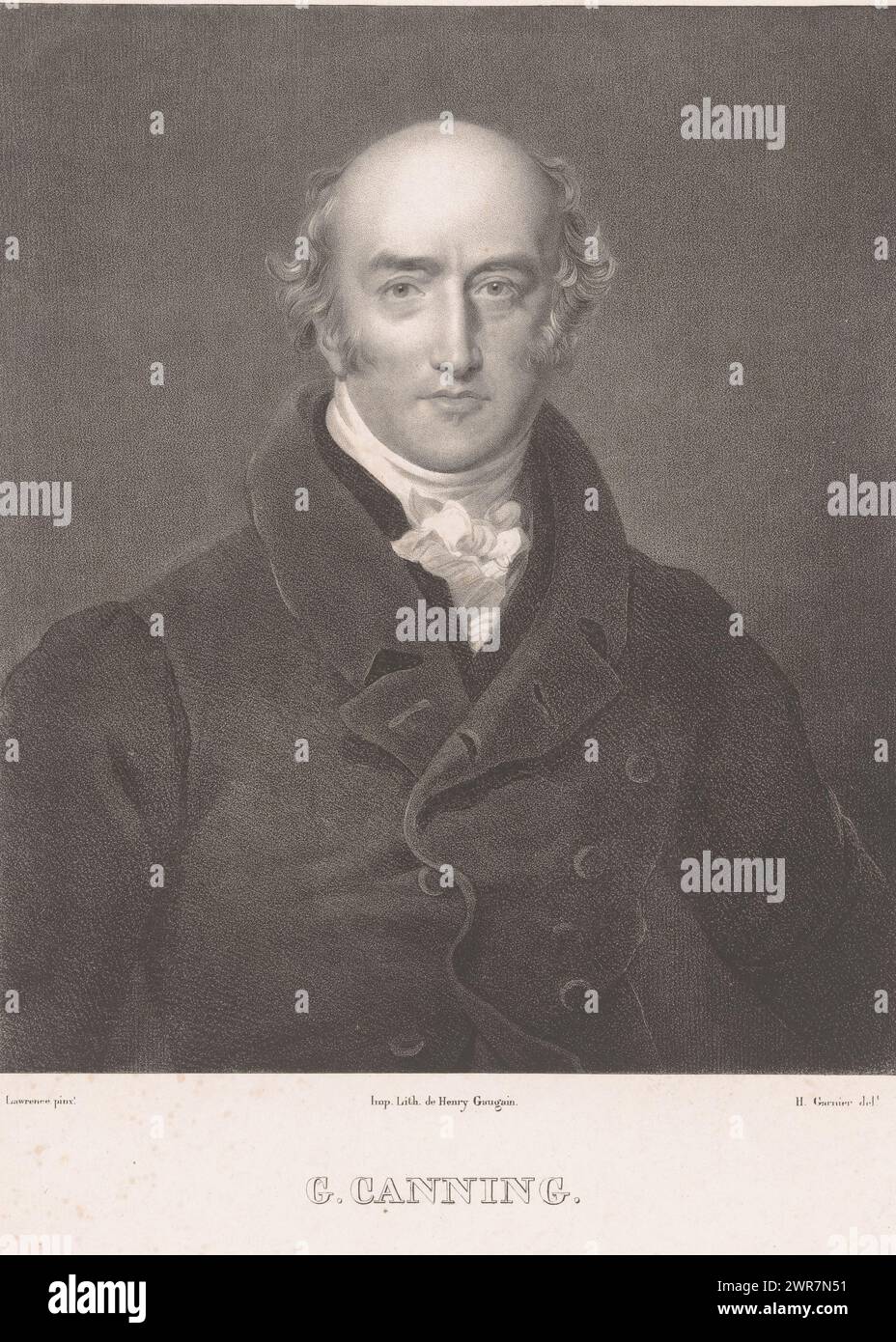 Portrait of George Canning, G. Canning (title on object), print maker ...