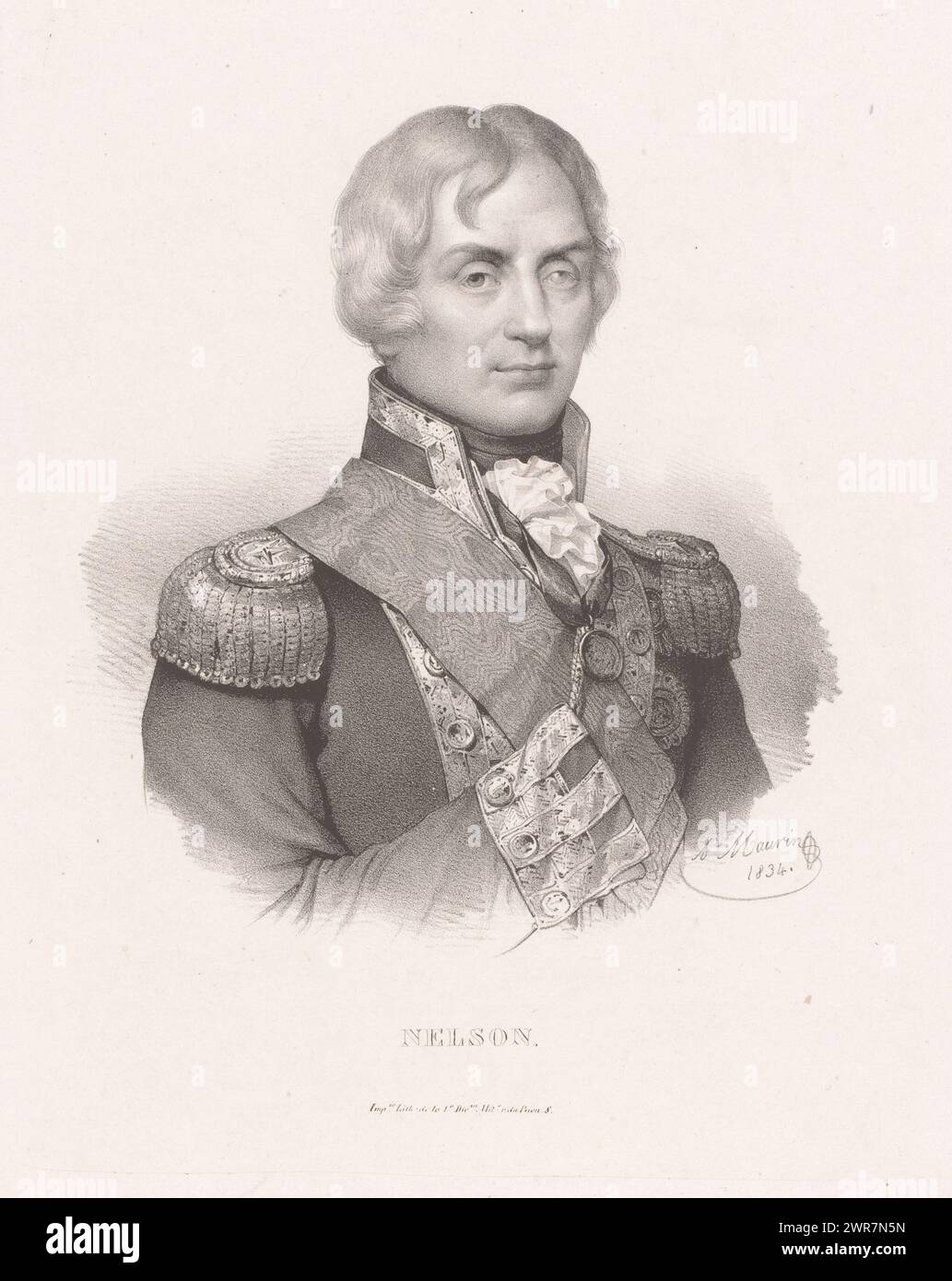 Portrait of Horatio Nelson, Duke of Bronte, Nelson (title on object ...