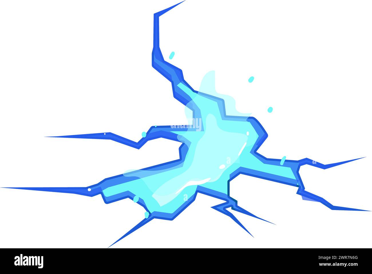 Egg Ground Crack Cartoon Vector Illustration Stock Vector Image And Art Alamy