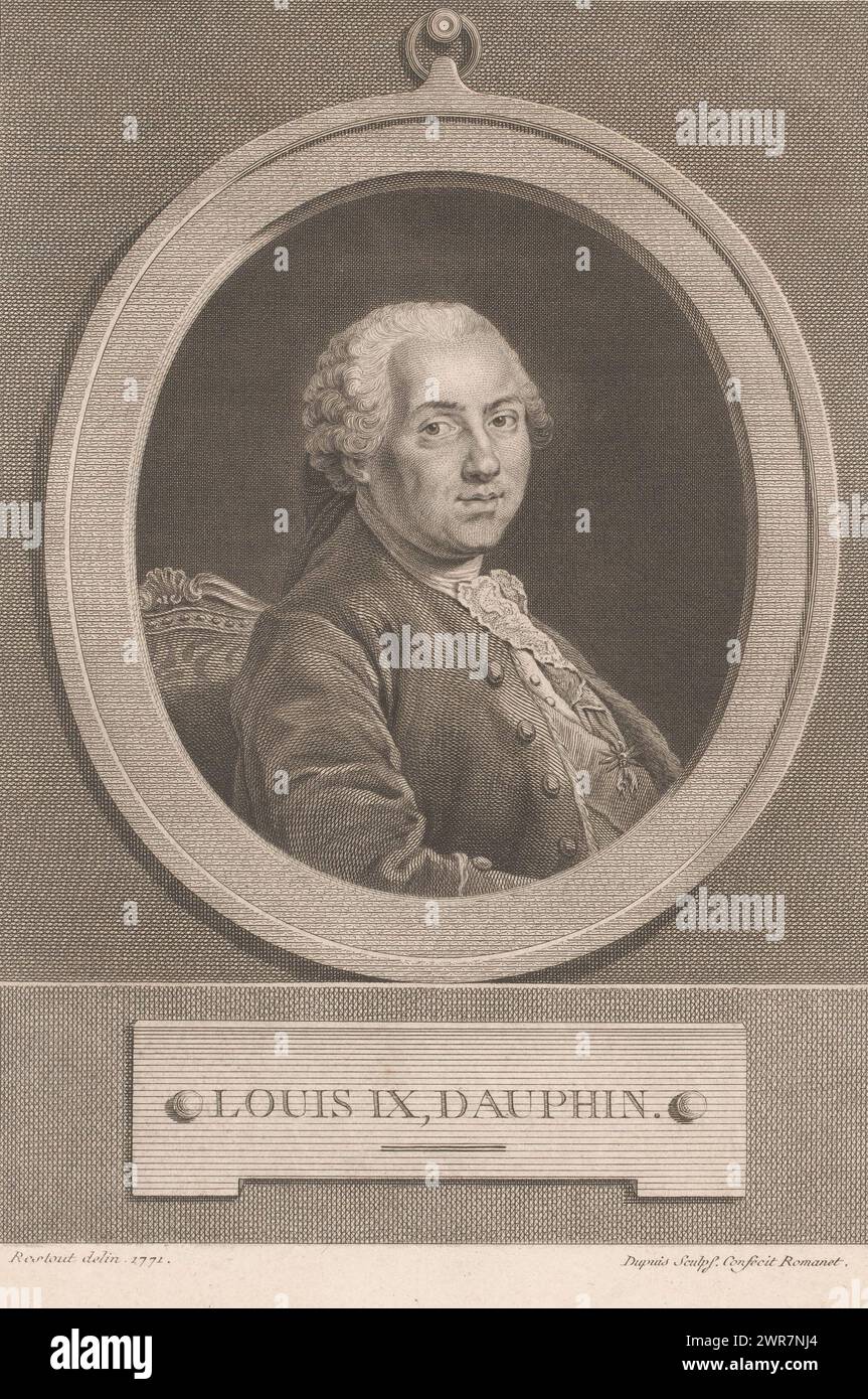 Portrait of Louis XIII, Louis XIII. dit le Juste (title on object ...