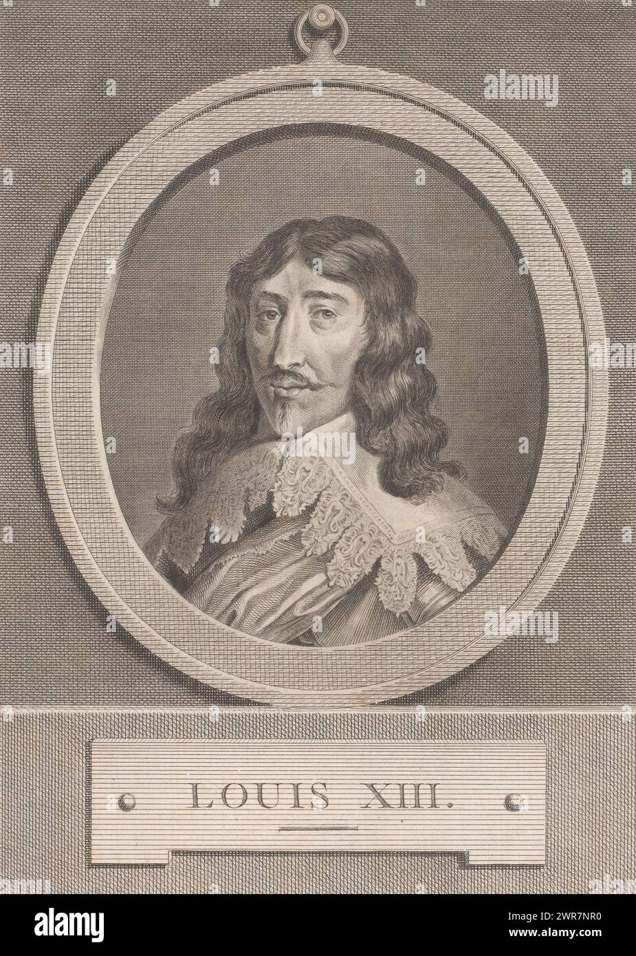 Portrait of Louis XIII of France, Louis XIII (title on object), print ...