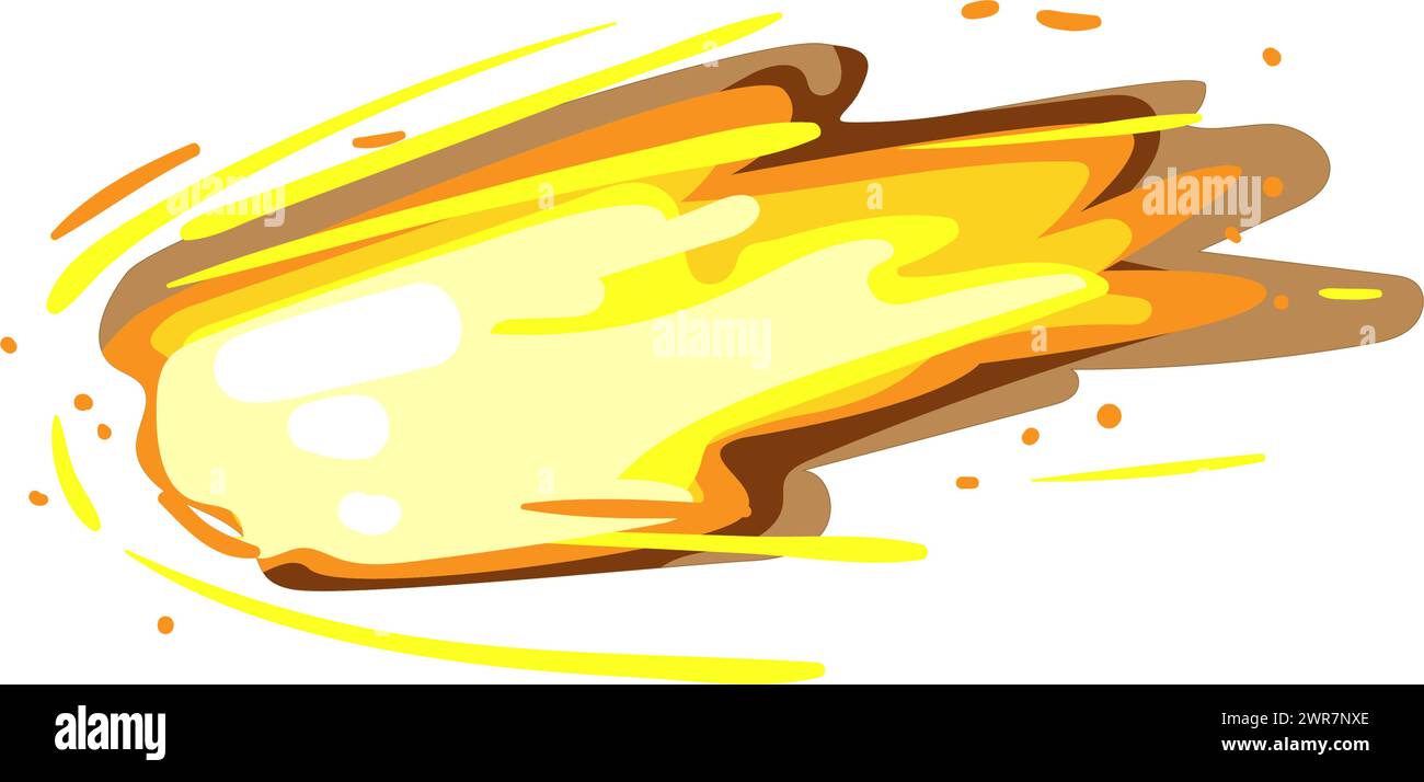 bullet gun flash cartoon vector illustration Stock Vector Image & Art ...