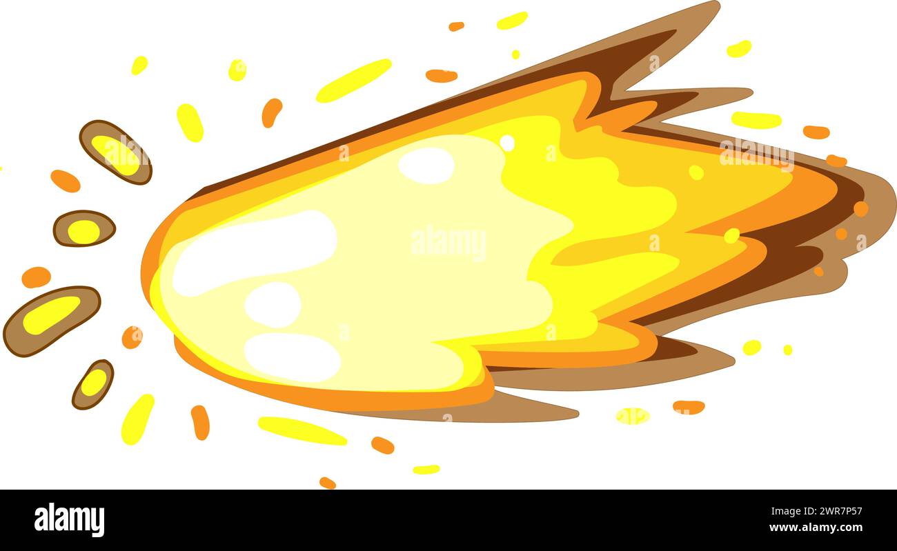 Cartoon war blast and motion Cut Out Stock Images & Pictures - Alamy