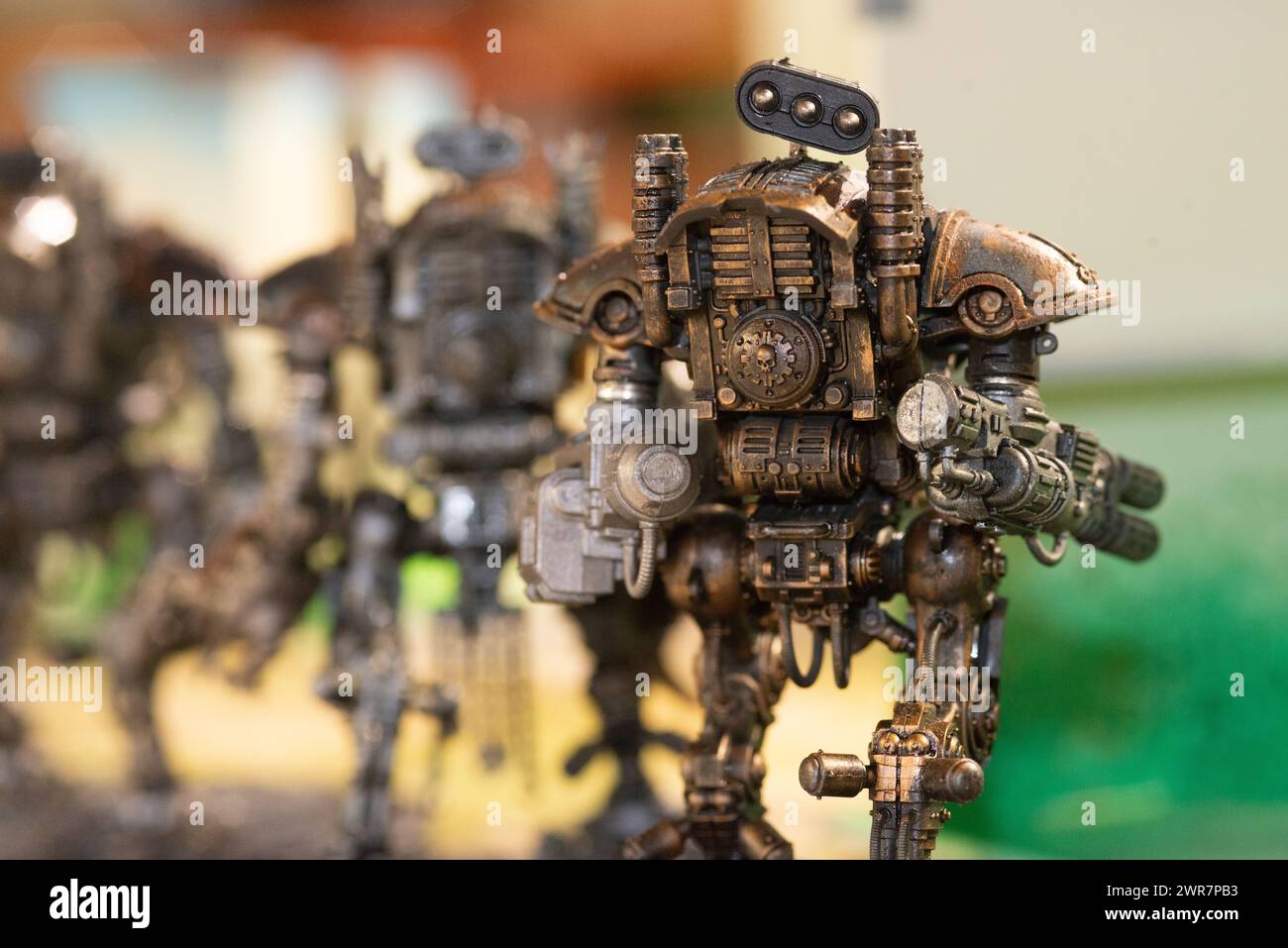 Set of Playing Action Figures, Warhammer 40,000 Miniature Figure Stock ...