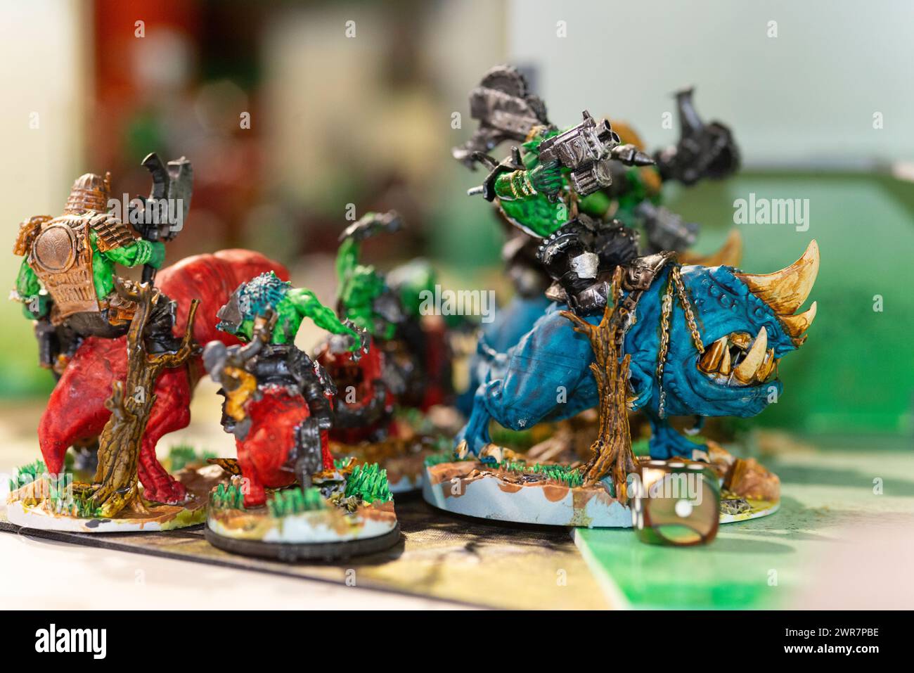 Set of Playing Action Figures, Warhammer 40,000 Miniature Figure Stock ...