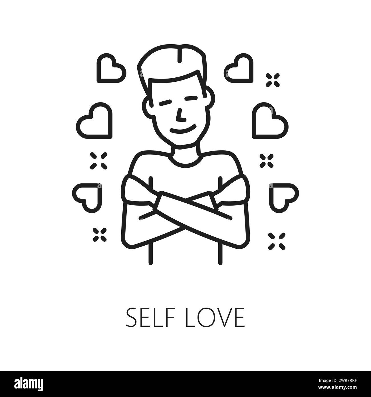 Self love psychological disorder problem, mental health. Human ...