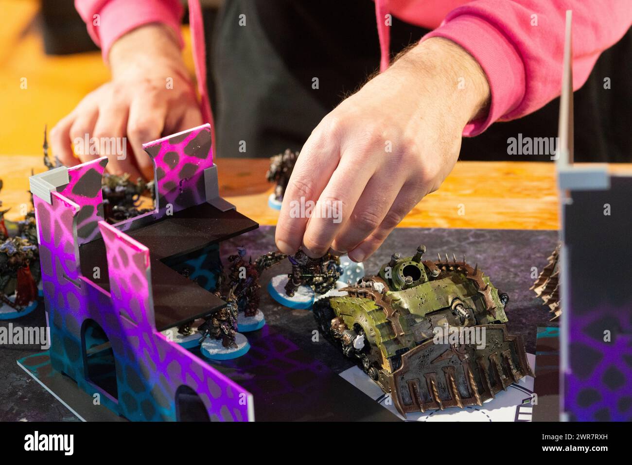 Set of Playing Action Figures, Game Warhammer 40,000, Players Stock ...