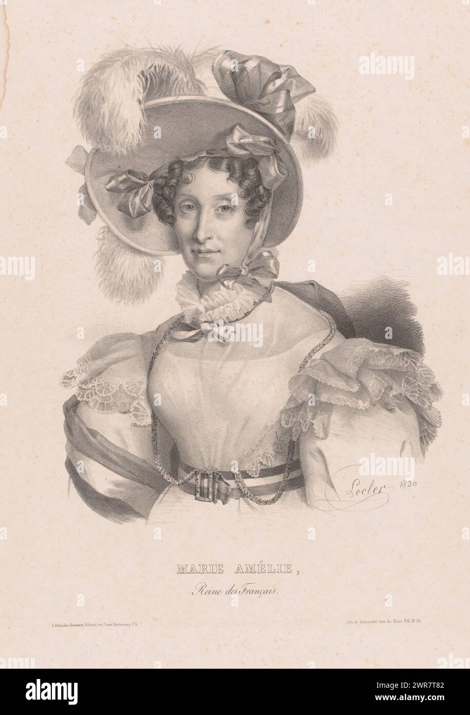 Portrait of Marie Amélie of Bourbon-Sicily, Marie Amélie, Reine des ...