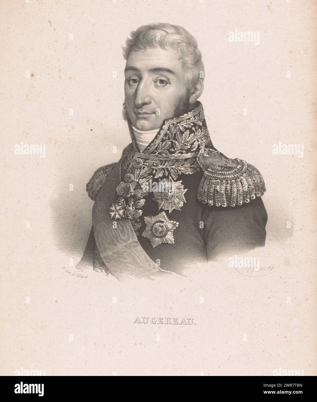 Portrait of Pierre François Charles Augereau, Duke of Castiglione ...