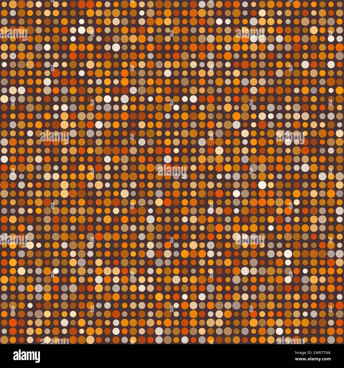 Abstract pattern. Circles in multiple colors. Rich earth tones with a ...