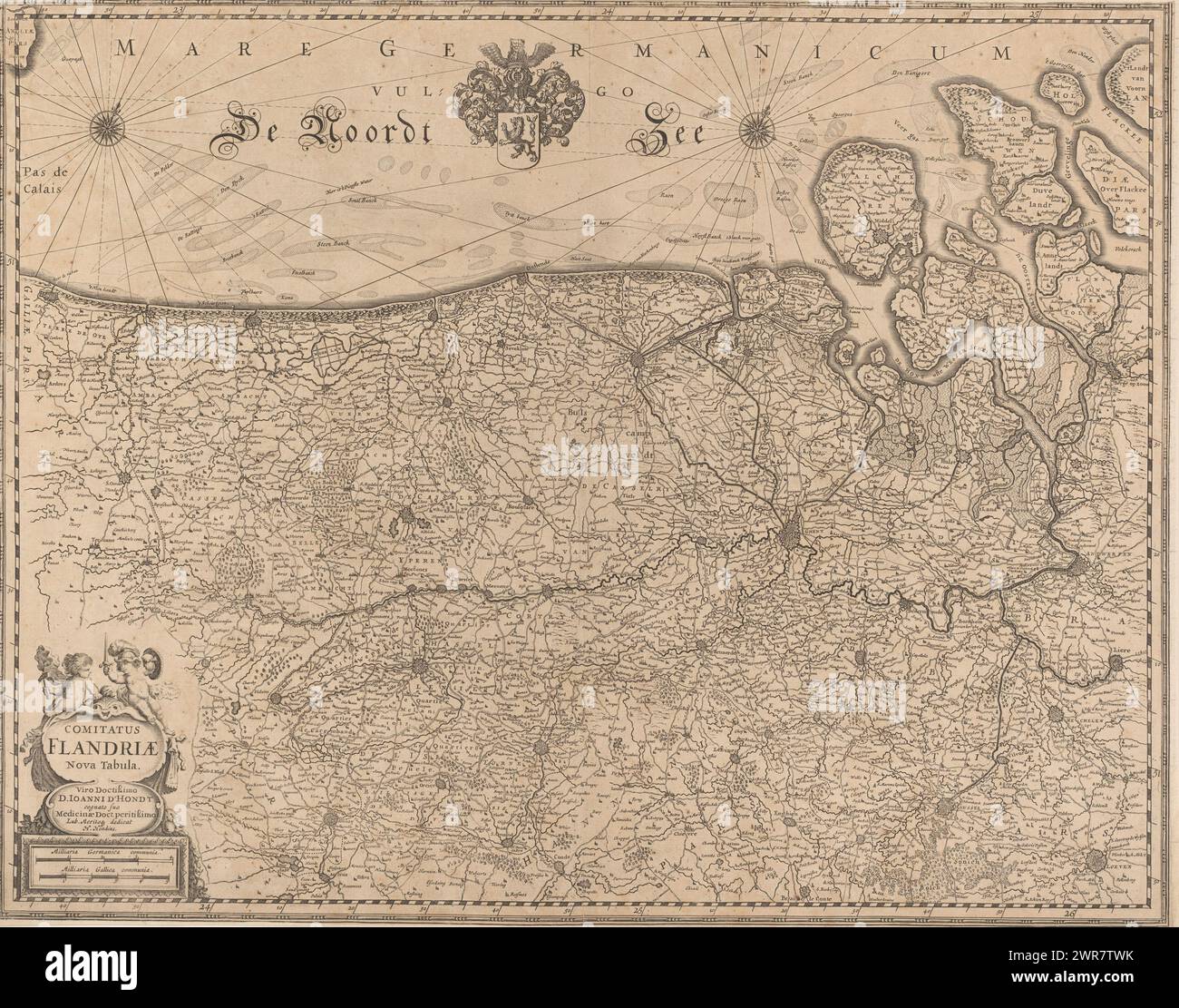 Comitatus flandriae nova tabula hi-res stock photography and images - Alamy