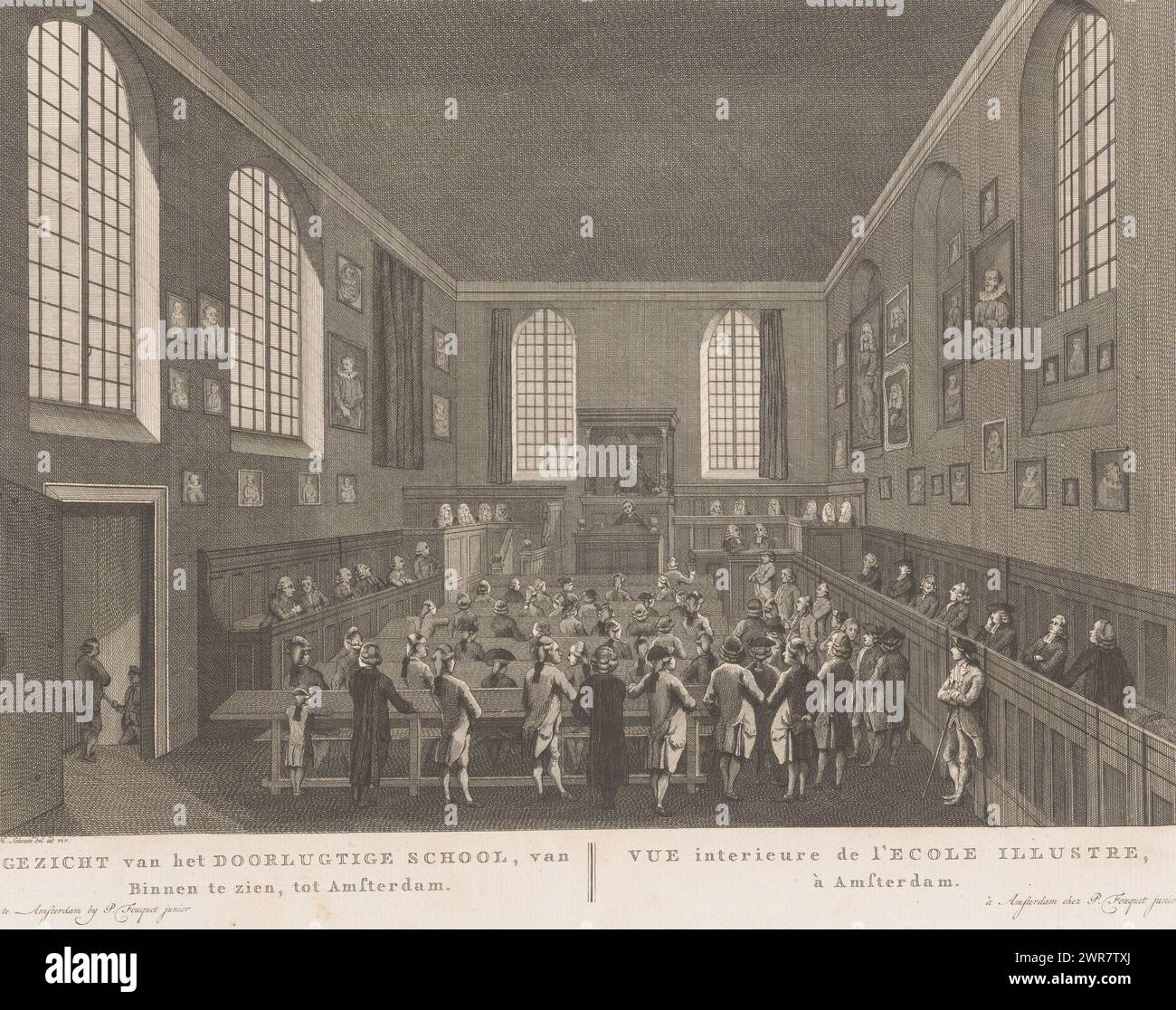 Vue interiore de lecole illustre hi-res stock photography and images ...