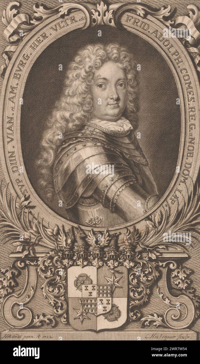 Portrait of Friedrich Adolf Graf zur Lippe-Detmold, print maker ...