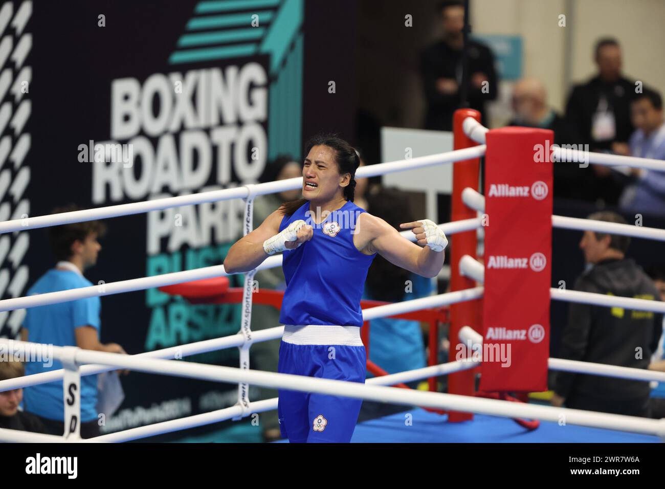 Busto Arsizio, Lombardia, Italy. 11th Mar, 2024. CHEN NIEN CHIN during ...