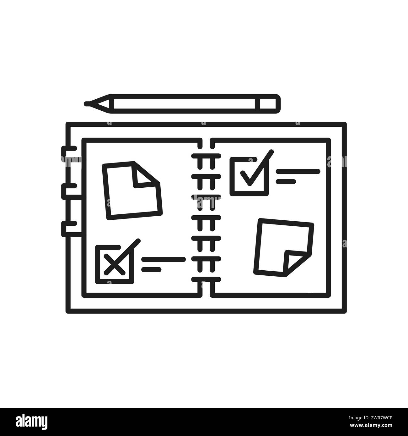 Strategic planner Stock Vector Images - Alamy