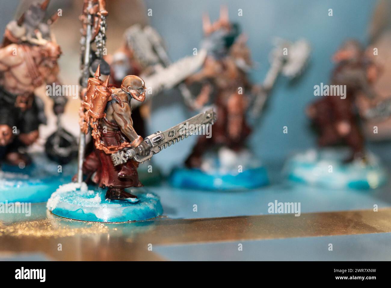 Set of Playing Action Figures, Warhammer 40,000 Miniature Figure Stock ...