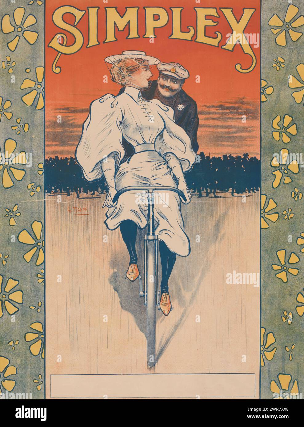 Simplex (title on object), Poster for Simplex Rijwielen., designer ...