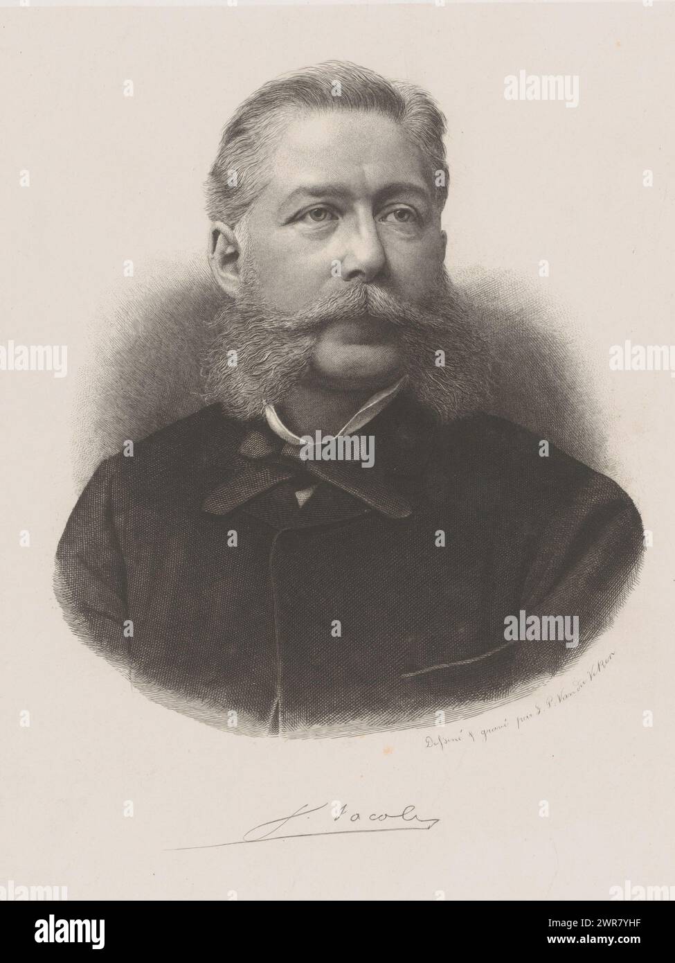 Portrait of Victor Jacobs, V. Jacobs (title on object), print maker ...