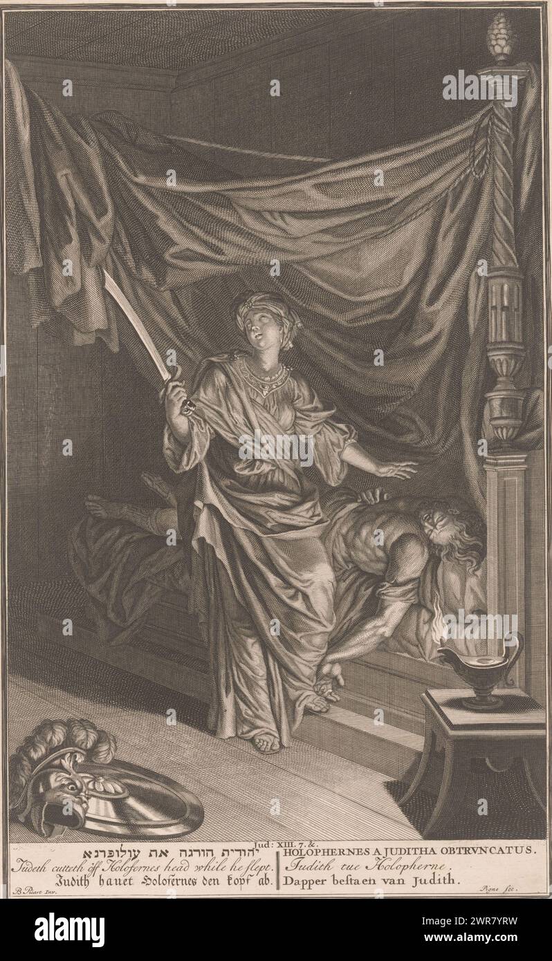 Judith and Holofernes, Judeth cutth off Holofernes head while he slept ...