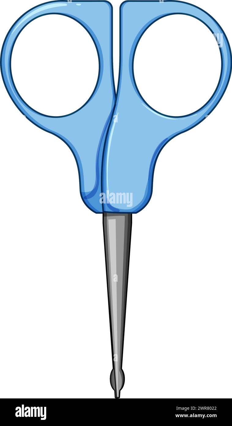 hand kid scissors cartoon vector illustration Stock Vector Image & Art ...