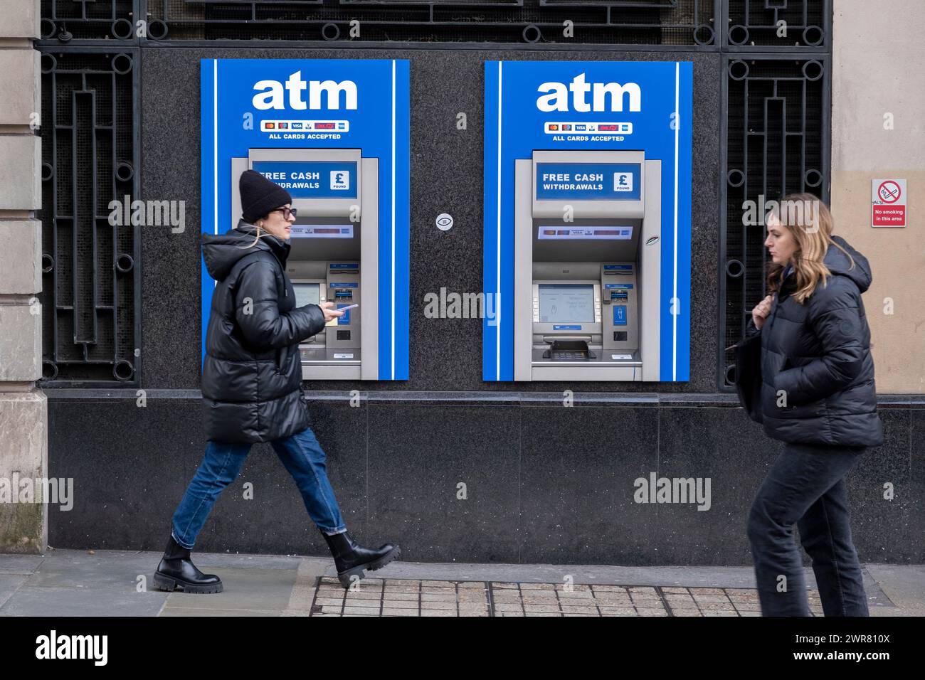 Free ATM cash withdrawal machines on 4th March 2024 in London, United ...