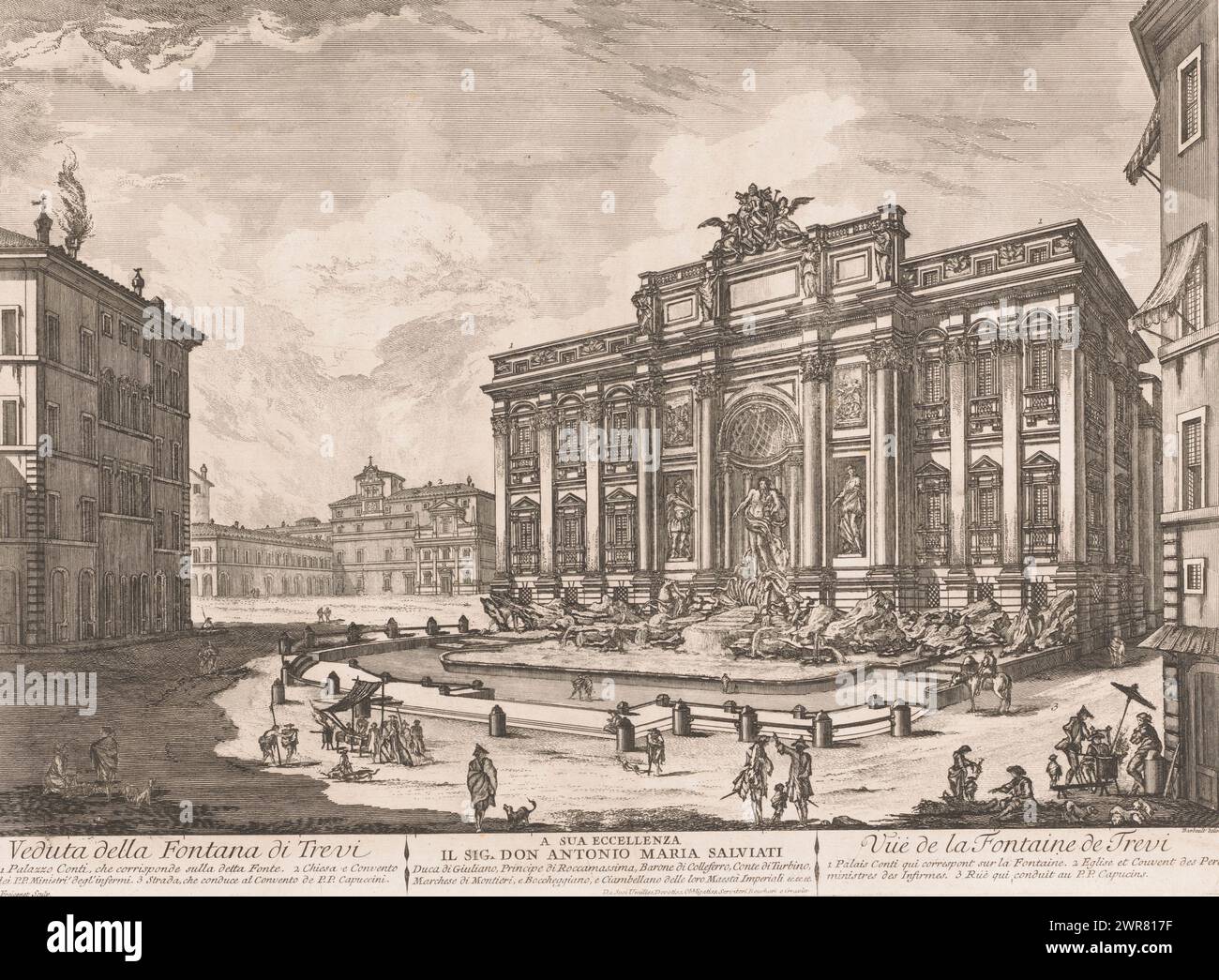 Vue de la fontaine de trevi hi-res stock photography and images - Alamy