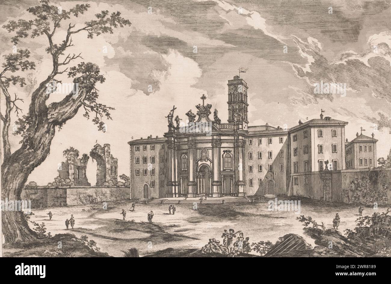 La basilica di santa croce basilica della santa croce hi-res stock ...